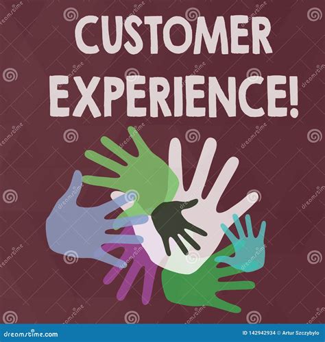 Word Writing Text Customer Experience Business Concept For Product Of Interaction Between