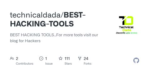 GitHub Technicaldada BEST HACKING TOOLS BEST HACKING TOOLS For More Tools Visit Our Blog For