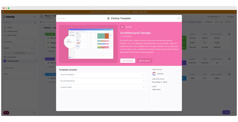 ClickUp Architectural Design Template Template Road