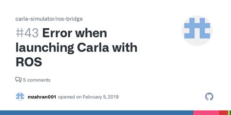 Error When Launching Carla With Ros · Issue 43 · Carla Simulatorros