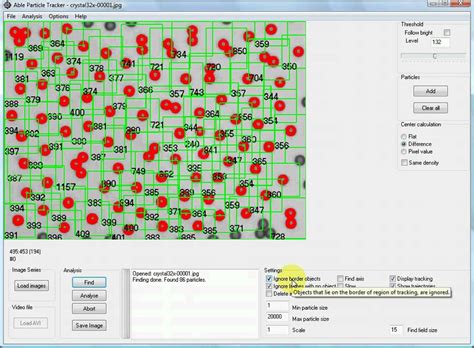 Able Particle Tracker Example 3 Tracking Of Particular Type Of