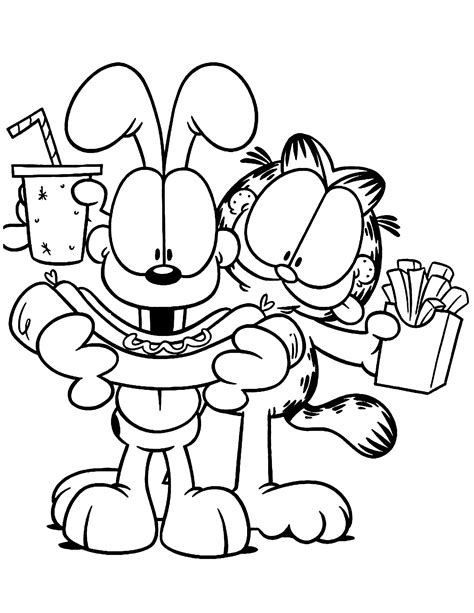 Garfield Coloring Artofit