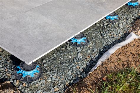 Terrasse Dalle Sur Plot Bossard Sarl