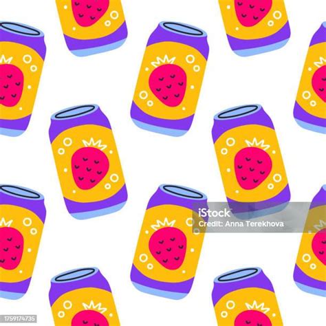 80 년대 90 년대 현대 스타일의 원활한 패턴 플랫 라인 스타일 손으로 그린 벡터 그림입니다 벡터 일러스트 레이 션 0명에 대한 스톡 벡터 아트 및 기타 이미지 Istock