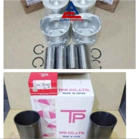 Jual Paket Liner Tp Ring Piston Tp Piston Assy Toyota Ht130 Original Asli Japan Shopee