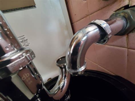 Plumbing Fixing A Leaking P Trap When The Outlet Pipe Has A Lip On It
