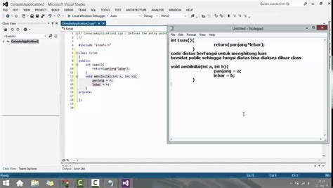 Tutorial Class Dan Object Di C Pbo Youtube