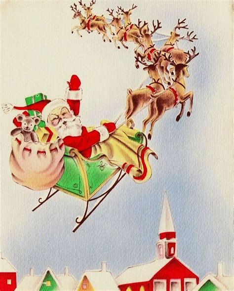 3544 Best Vintage Christmas Cards Images On Pinterest Vintage