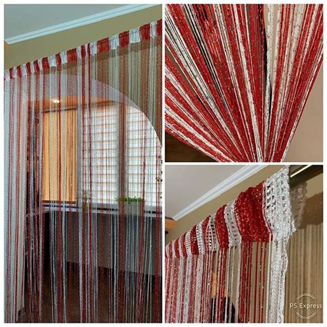 Штори нитки райдужні теракотово білі люрексом Штори жалюзі гардини тюль постільна білизна