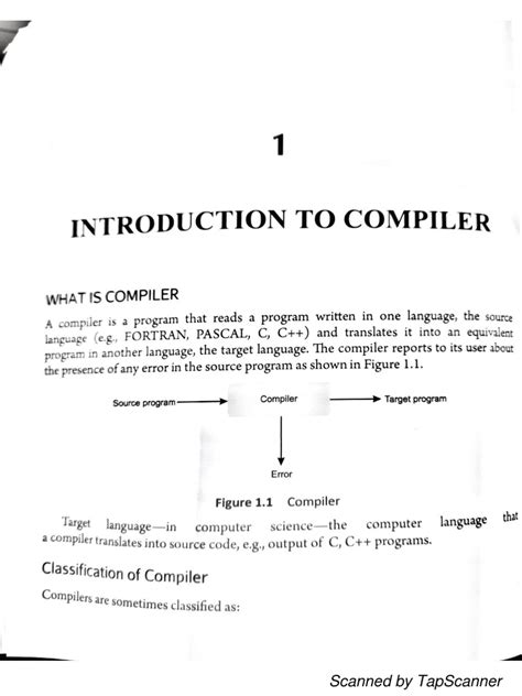 compiler kannur university bca 6th sem module1 pdf