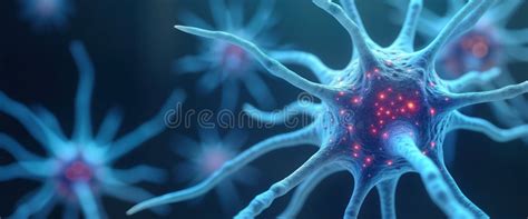 Neuron Connections 3d Stock Illustrations 1129 Neuron Connections 3d