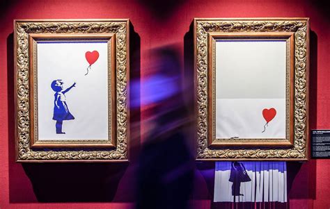 ბენკსის “გოგონა ბუშტით“ აუქციონზე გასაყიდად 3 5 მილიონ დოლარად გამოიტანეს Bpn