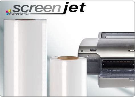 Digitaler Siebdruckfilm Inkjetfilm Polyesterfilm Rolle 432cmx30m