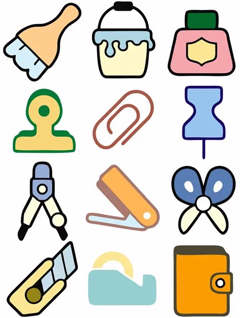 卡通文具简笔画png图片素材下载 图片编号11202204 Png素材网