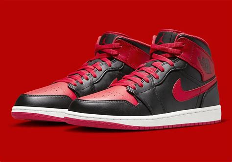 Red And Black Jordan 1 Glossy At Alfred Wilford Blog