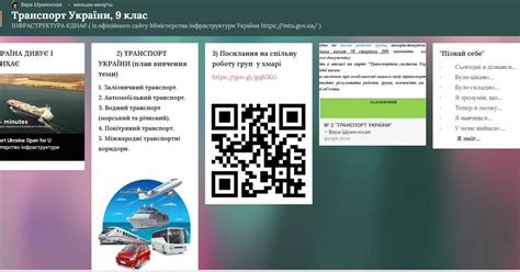 Транспорт України Види транспорту Конспект Географія