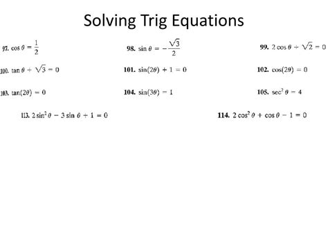 PPT Advanced Trig PowerPoint Presentation Free Download ID