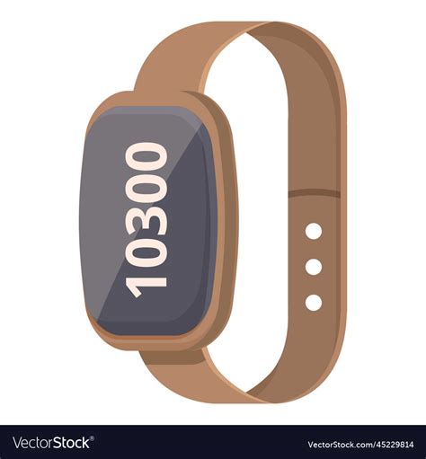 App Pedometer Icon Cartoon Sport Fitness Vector Image