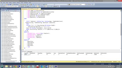 Monitoring Sql Server Reporting Services