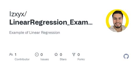 GitHub Izxyx LinearRegression Example Example Of Linear Regression