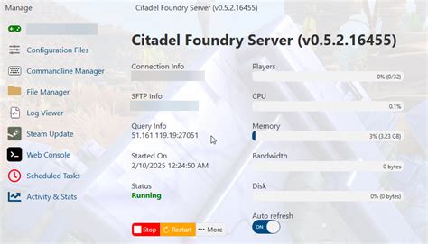 Foundry How To Update Your Server Knowledgebase Citadel Servers