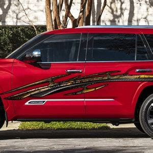 Tribal Car Vinyl Full Color Car Side Graphics Tribal Street Racing