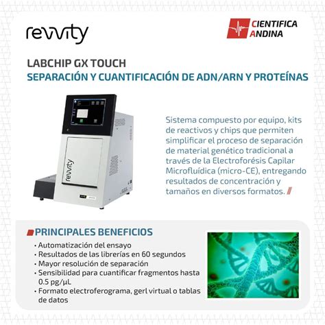 Elige El Sistema Labchip Gx Touch De La Línea De Genómica Aplicada De Revvity Una Solución