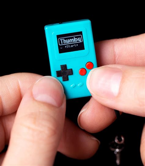 Thumby™ Miniature Playable Programmable Keychain Game Console Etsy Canada