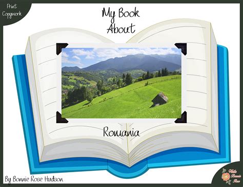 Open Book Template Printable