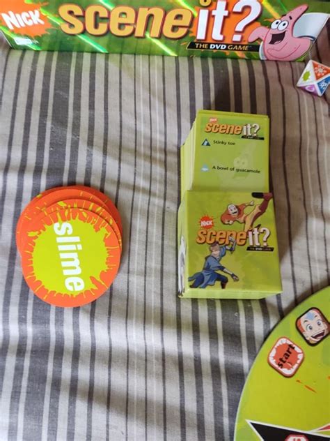 Nick Scene It Interactive Dvd Board Game Nickelodeon Complete Spongebob