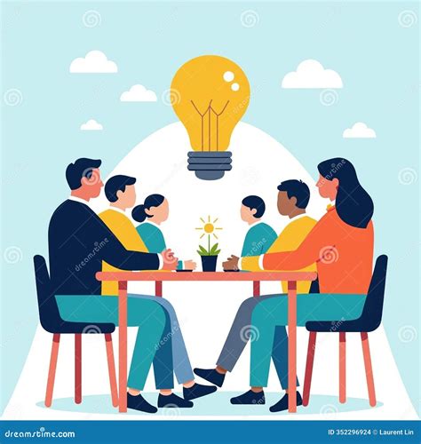 Consensus Driven Decision Making Stock Illustration Illustration Of Communication Reach