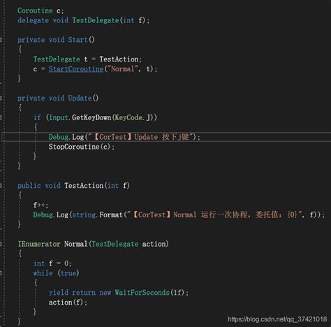 Unity 协程的一些基本用法及测试（二）unity的goto不能在lamda表达式利用吗 Csdn博客