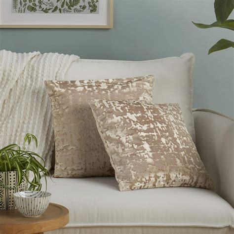 Sohome Luxury Crushed Velvet Throw Pillow Covers Pack Of 2 Decorative