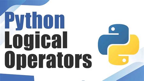 Logical Operators In Python
