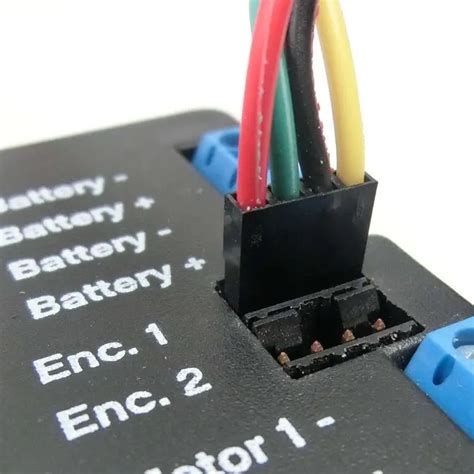 Hall Effect Encoder Cable W 4 Pin Connector RobotShop