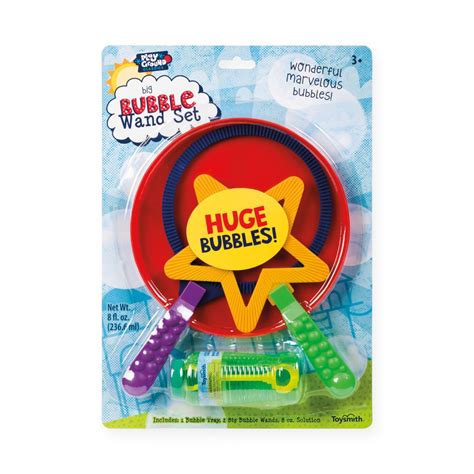 Toysmith Big Bubble Wand Set Born Yesterday
