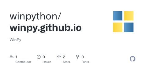github winpython winpy