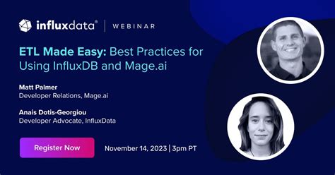 Influxdb And Mage Webinar On Apache Arrow Influxdata Posted On The