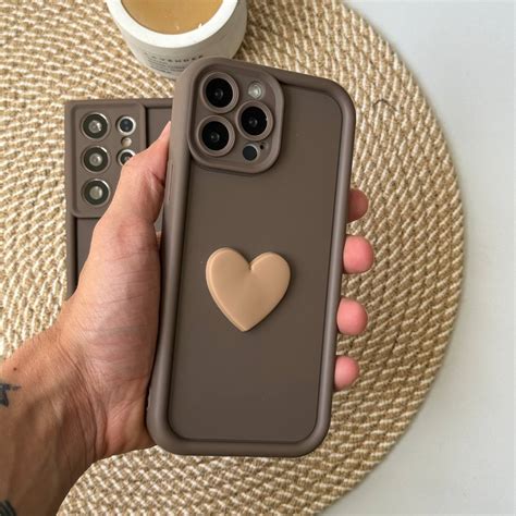 خرید قاب Solid قلب برجسته آیفون Iphone