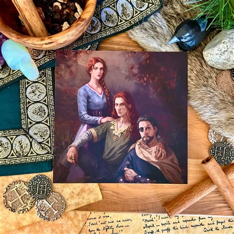 Loki Sigyn And Odin Matte Postcard Print Mythology Art Loki Fan