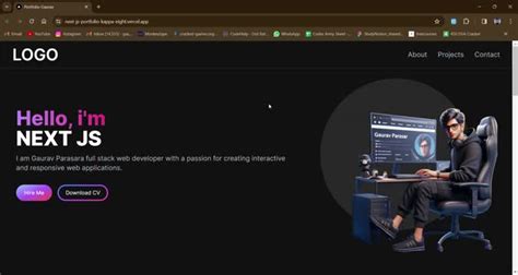 Launching Nextjs Website With Framer Motion Gaurav Parasar Posted On