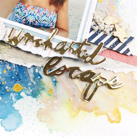 Scrap Paper Scissors Heidi Swapp Set Sail Unchartered Escape