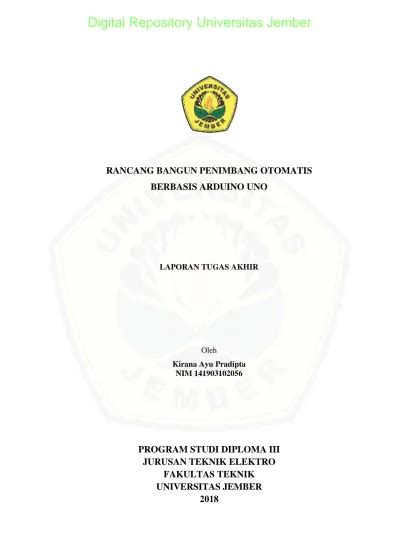 Rancang Bangun Penimbang Otomatis Berbasis Arduino Uno