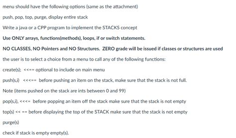Solved I Need A C ﻿program Menu Should Have The Following