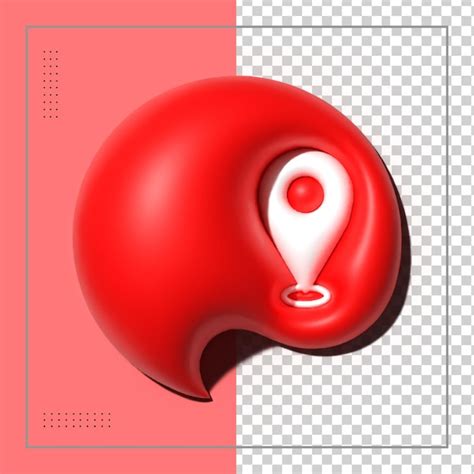 Premium Psd 3d Rendering Location Map Gps Tracker For Psd Composition