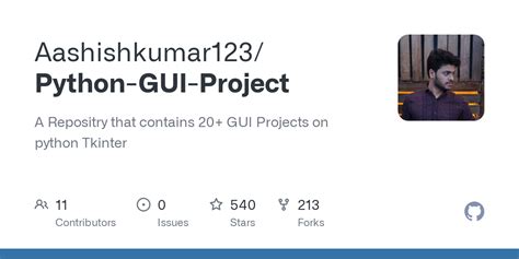 Github Aashishkumar Python Gui Project A Repositry That Contains