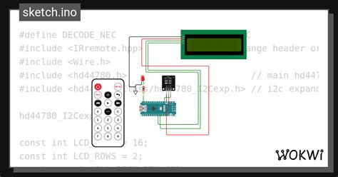 Lcd Irremote Wokwi ESP STM Arduino Simulator