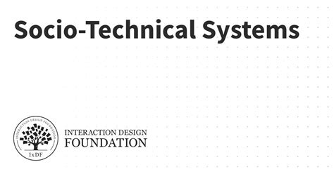 What Are Socio Technical Systems Ixdf