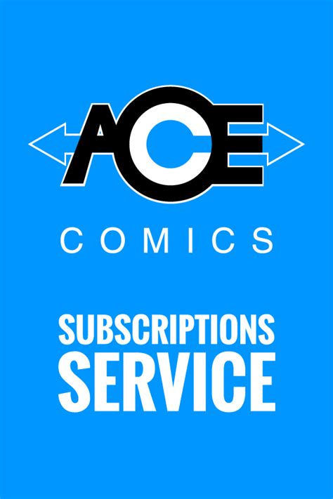 Ace Comics Subscriptions The Comic Book Subscription Department Of Uk Comic Book Store Ace