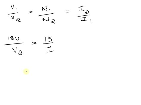 Solved An Ideal Transformer Has A Turns Ratio Of 8 1 And The Primary